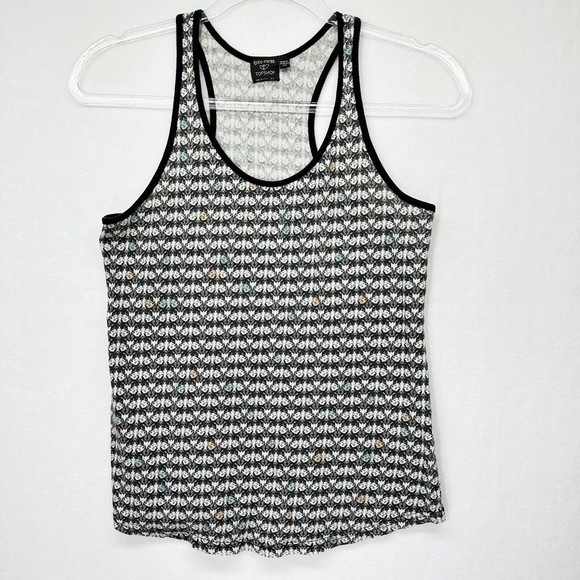 Topshop | Tops | Kate Moss Topshop Kate Face Tank Top Us 4 Uk 8 | Poshmark